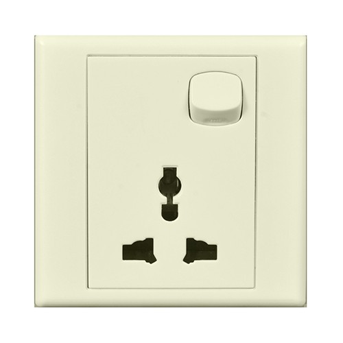 X07-1101 - X7 Multi Socket Outlet - Cream - Green Meadows